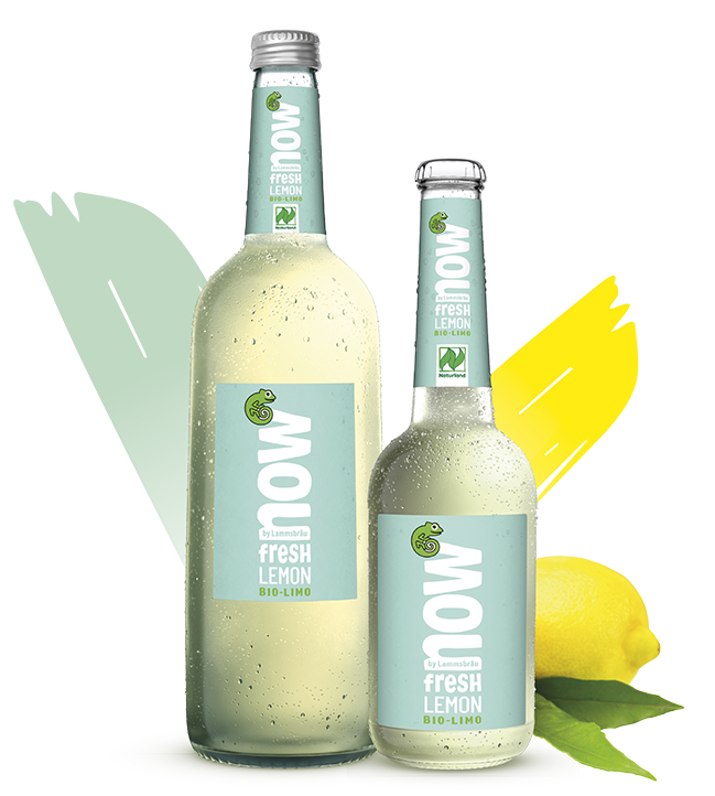 now FRESH LEMON | 100 % Bio-Limonade